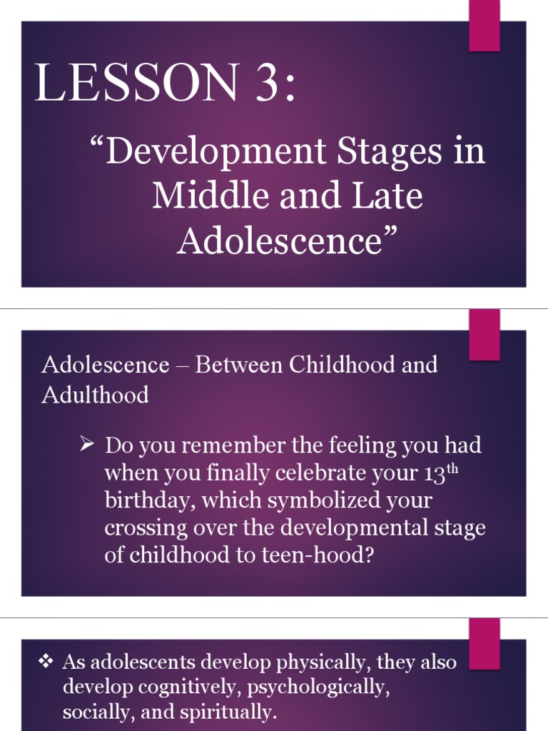 PERDEV Week3 | PDF | Adolescence | Identity (Social Science)