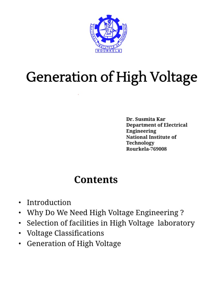 Generation High Voltage1 | Download Free PDF | Rectifier | High Voltage Direct Current