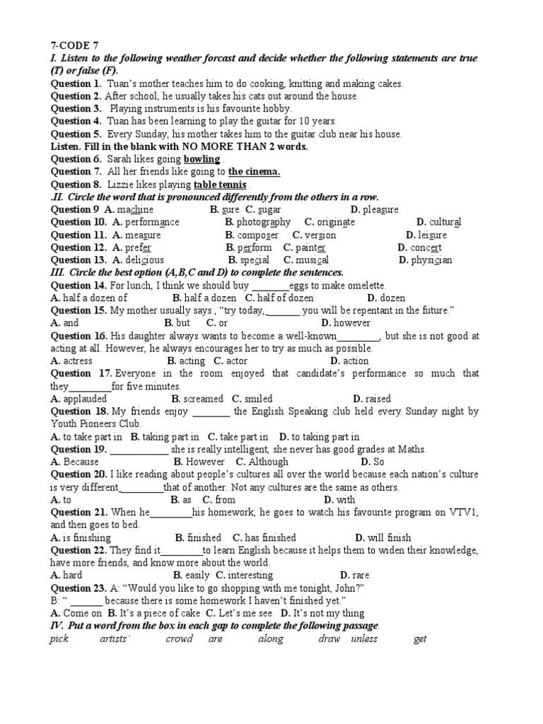 Code 7 | PDF | Lunch | Meal