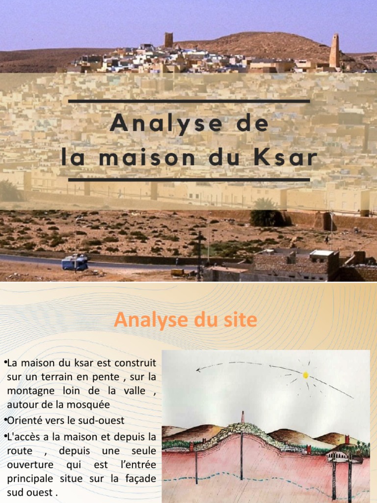 Analyse de La Maison Du Ksar . | PDF