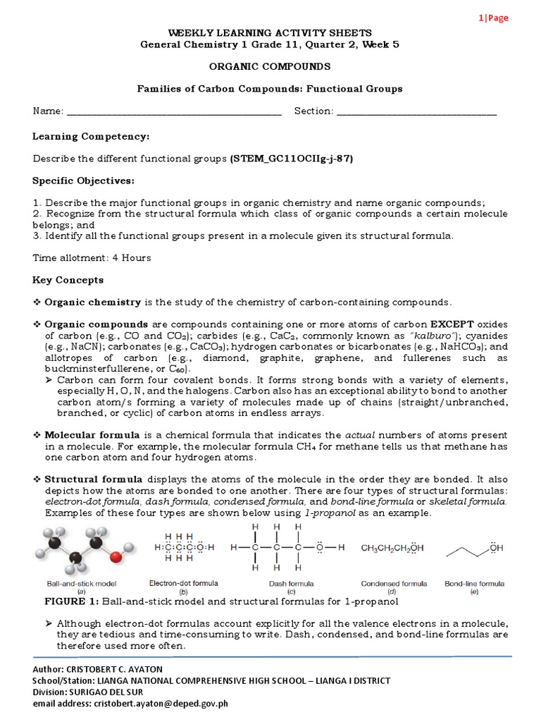 Organic Compounds and Functional Groups | PDF | Functional Group | Alkene
