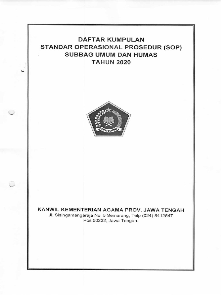 SOP Umum Dan Humas All in | PDF