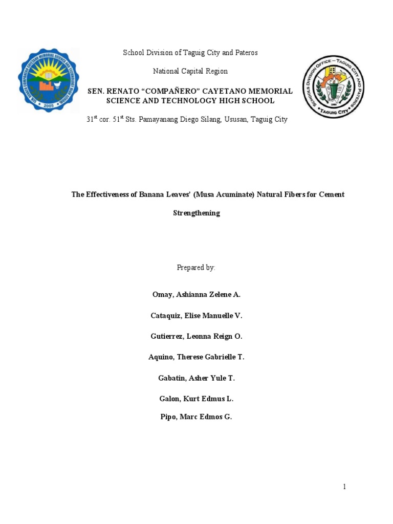 Group 2 Final Paper Research | PDF | Composite Material | Concrete