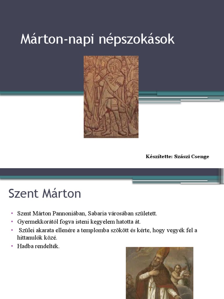 Márton-Napi Népszokások | PDF