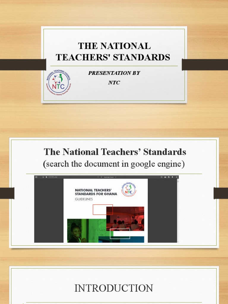 National Teachers Standards | PDF | Teaching Method | Teachers