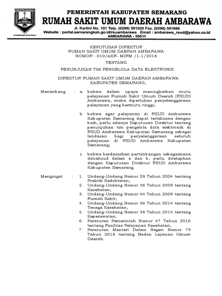 Tim Pengelola Data Elektronik | PDF | Teknologi & Rekayasa