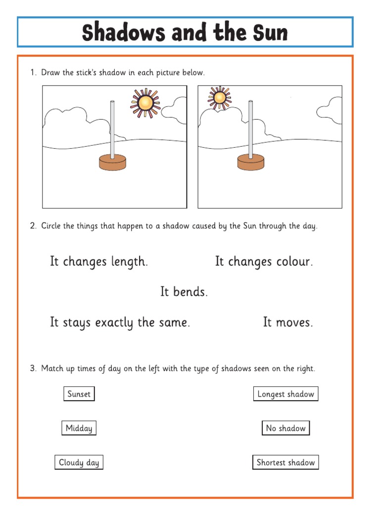 Shadows and The Sun | PDF