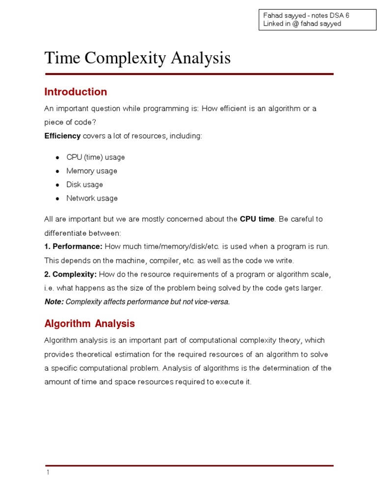 python DSA notes-6 | PDF | Time Complexity | Computational Complexity ...
