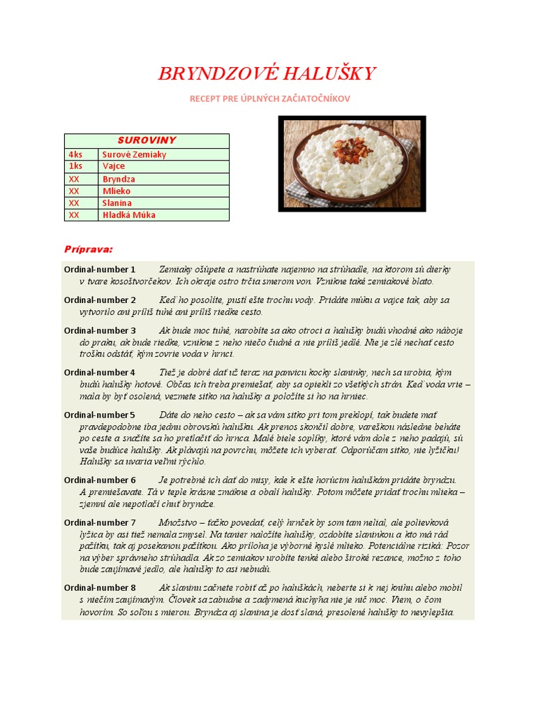 Recept | PDF