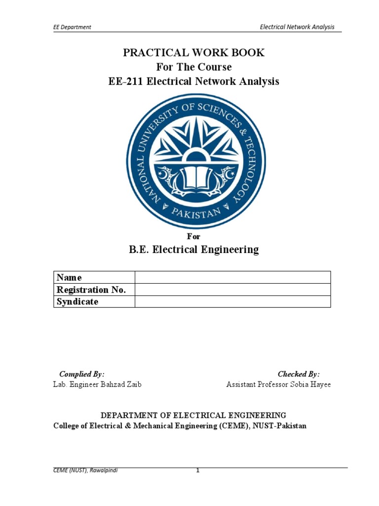 ENA Lab Manual | PDF | Electronic Filter | Low Pass Filter