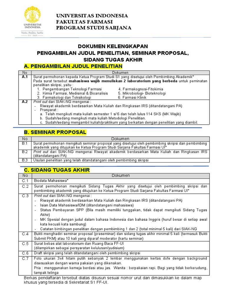 4569 - Pedoman Dan Form - Kelengkapan Usulan Penelitian, Seminar ...