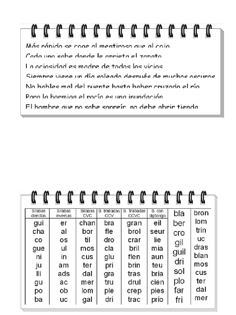 Ejercicios Fluidez Lectora | PDF