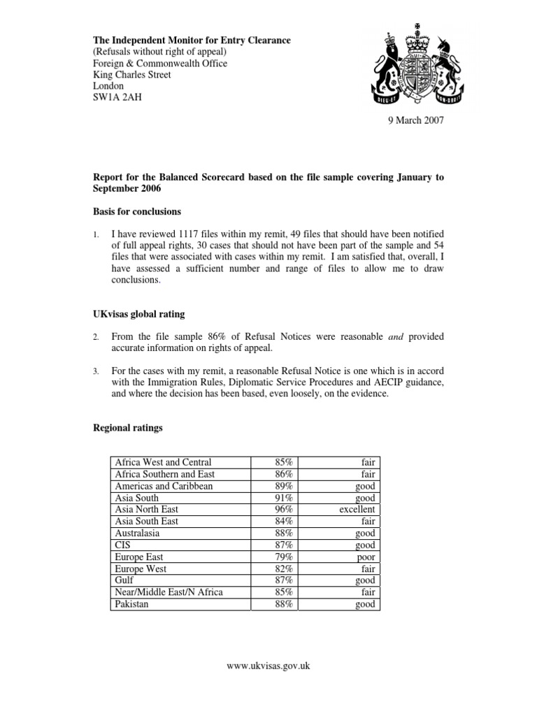 Refusal Cases Studies | PDF | Travel Visa | Immigration