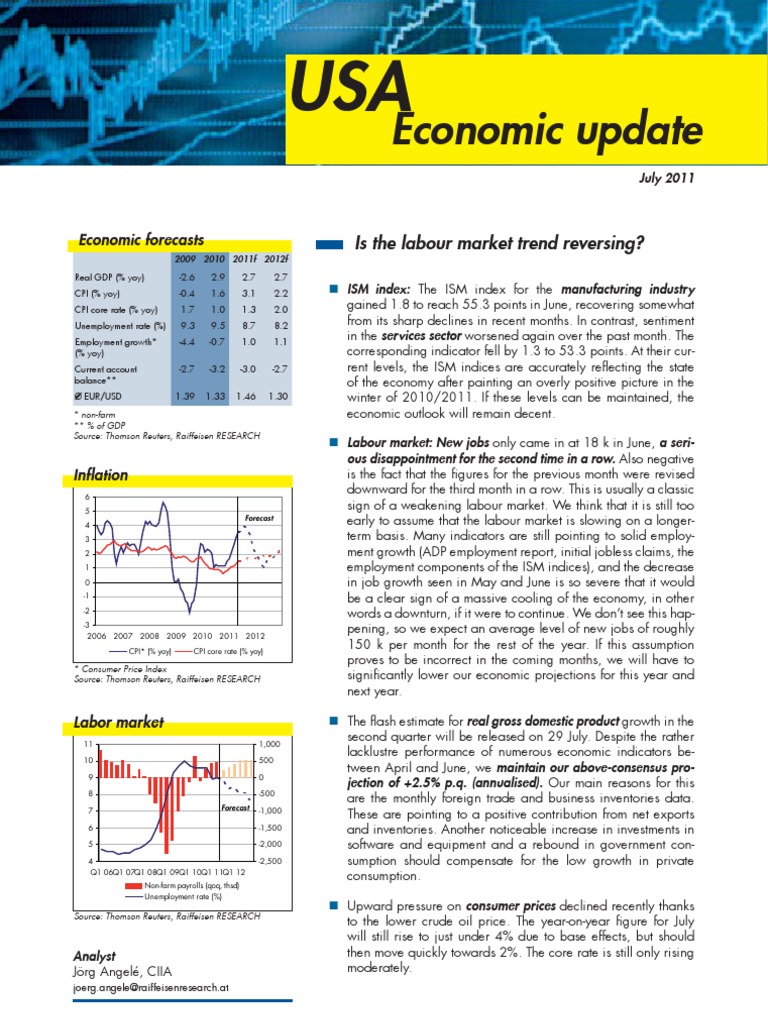 US Economic Update - July11 | PDF | Financial Services Authority ...