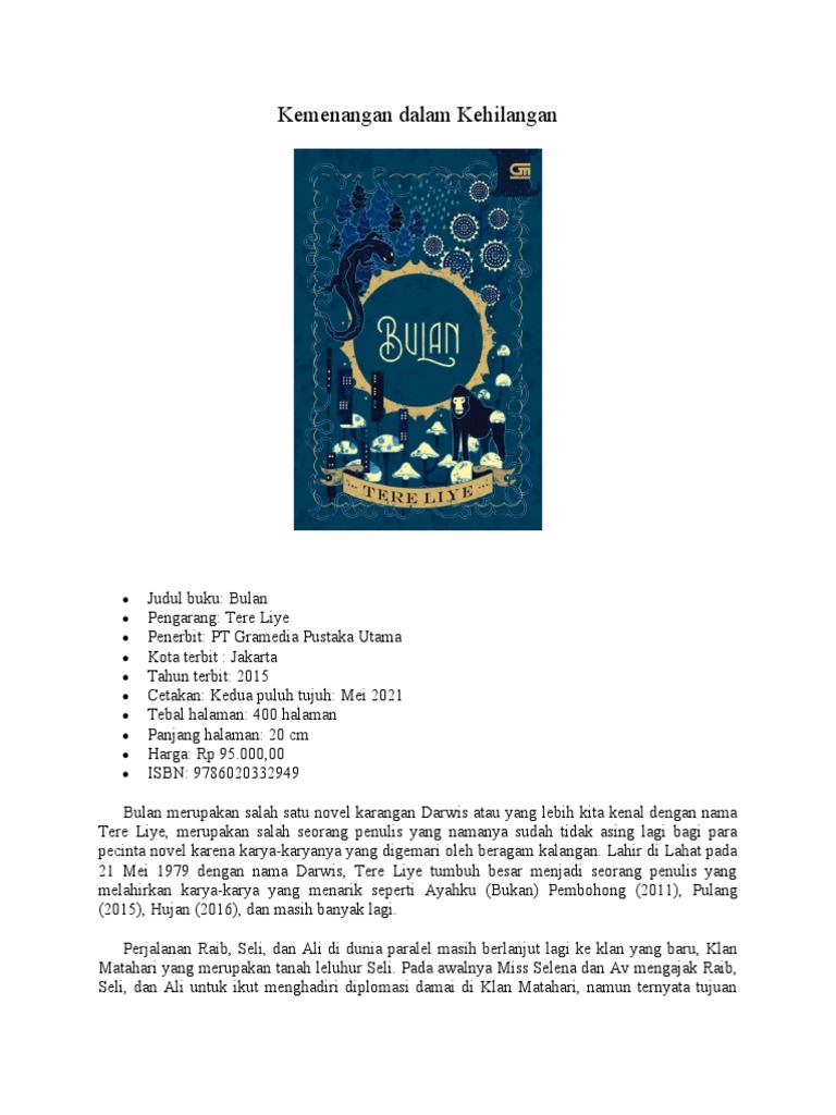 Resensi Novel Bulan | PDF