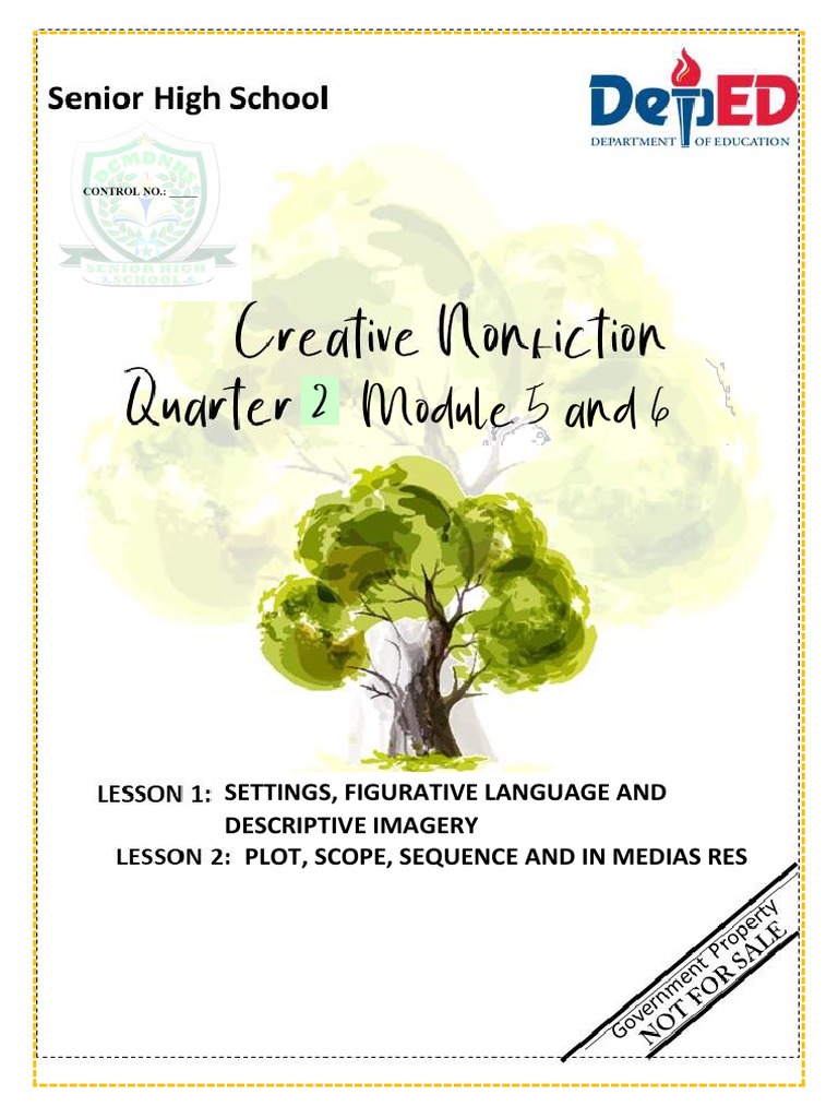 Creative NF Module 5 and 6 | PDF | Plot (Narrative) | Senses