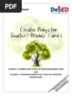Grade 11-Creative Writing - Las Module 1 | PDF | Narrative | Creative ...