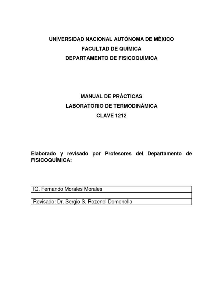 Práctica 4. Guía | PDF | Gases | Temperatura