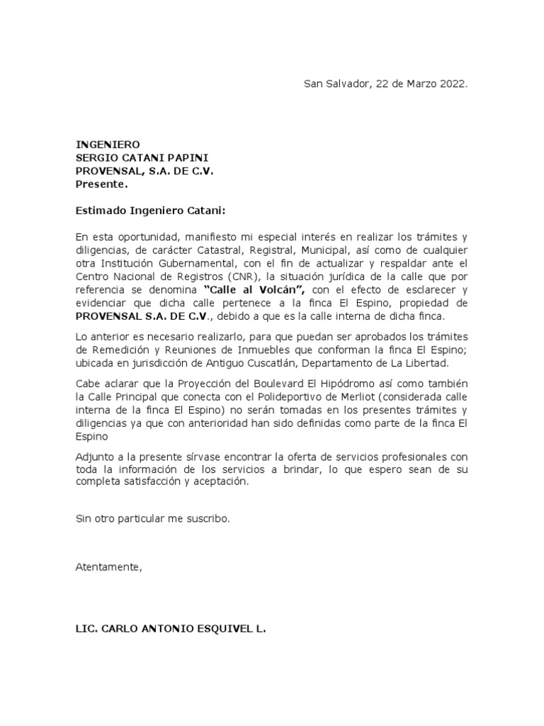 Propuesta Economica Provensal | PDF