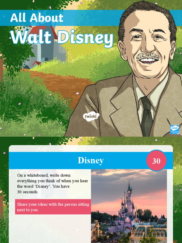 t2 H 5787 ks2 All About Walt Disney Powerpoint - Ver - 2 | PDF | Walt ...