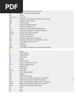 Maritime Abbreviations and Terms Guide | PDF