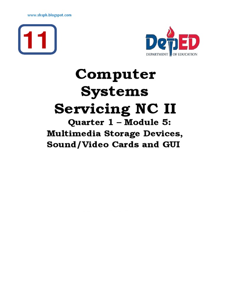 Css G11 Module 5 Q1 Pdf Computer Data Storage Computer Memory
