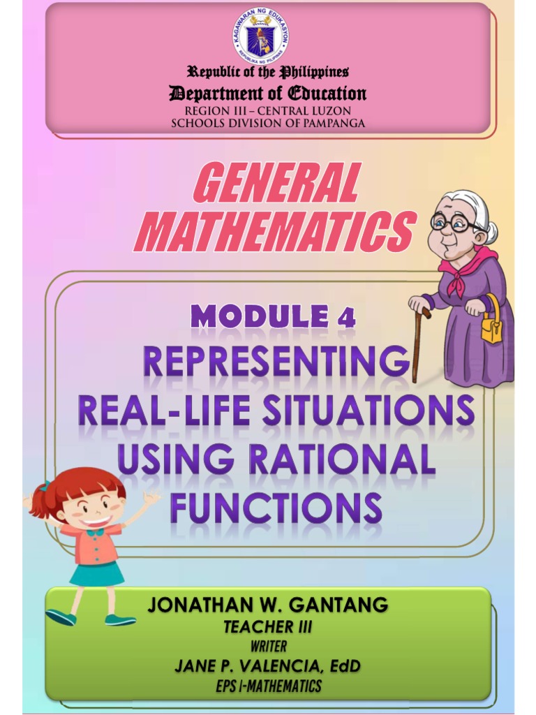 Grade 11 1st Quarter Module 4 Representing Real Life Situations Using Rational Functions | PDF