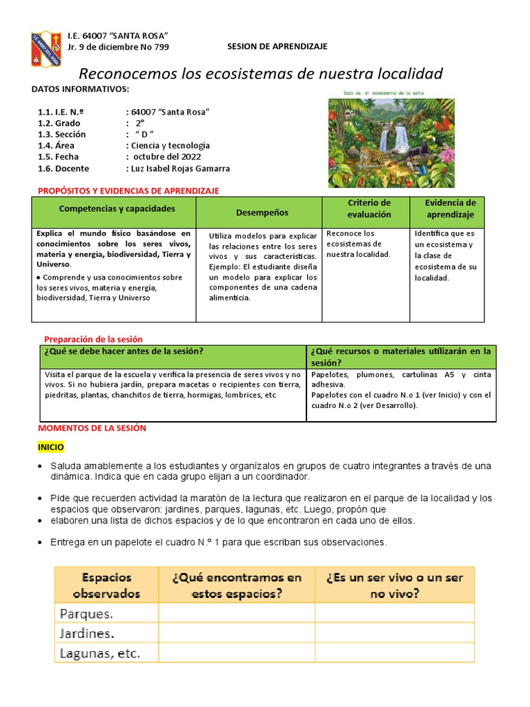 Ciencia y Tecnologia - Ecosistemas | PDF | Ecosistema | Science