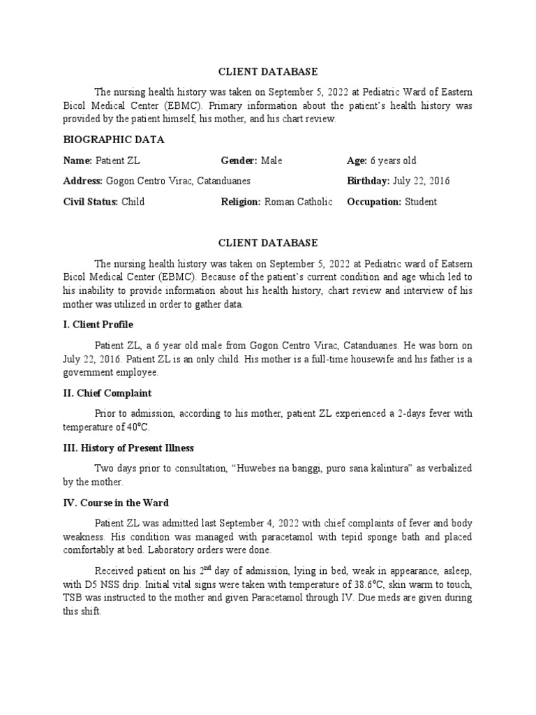 Case Study About Dengue | PDF | Nursing | Mosquito