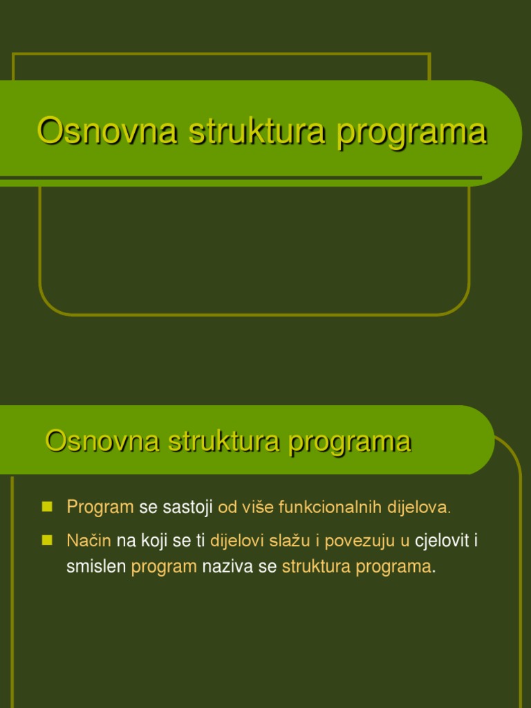 19 Struktura Programa | PDF