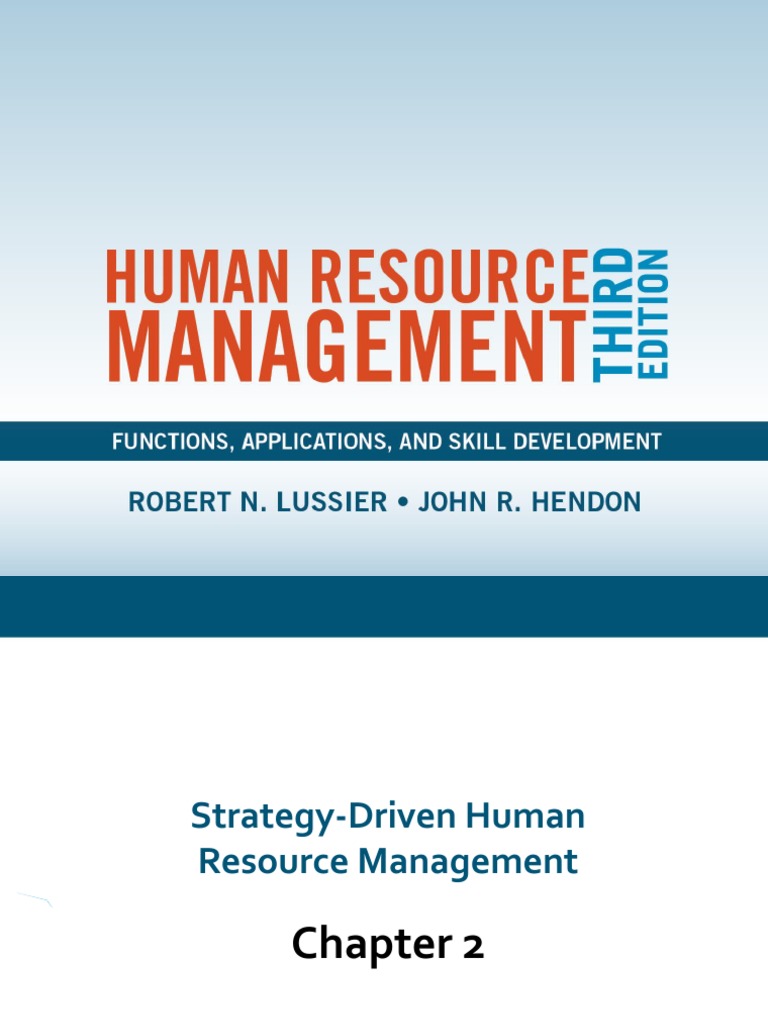 02 - Strategy-Driven Human Resource Management | PDF