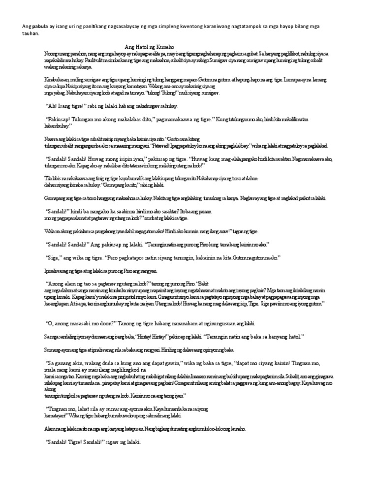 Ang Hatol NG Kuneho | PDF