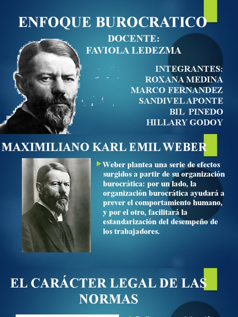 Enfoque Burocratico | PDF | Burocracia