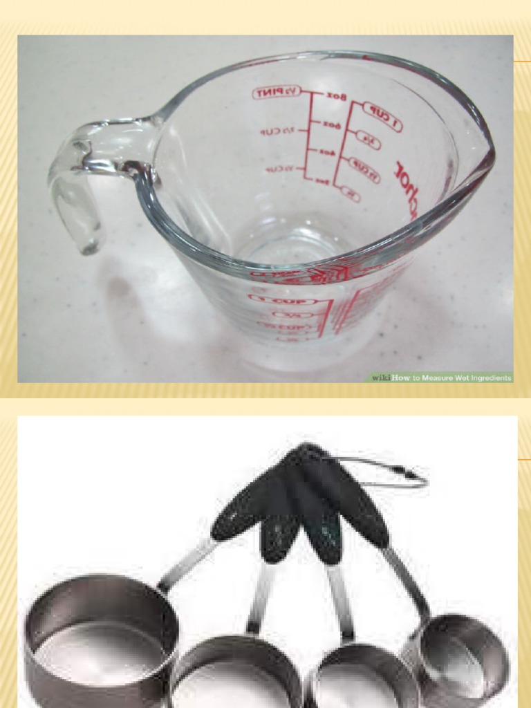 LESSON 5 Accurate Measurement of Ingredients 1 | PDF