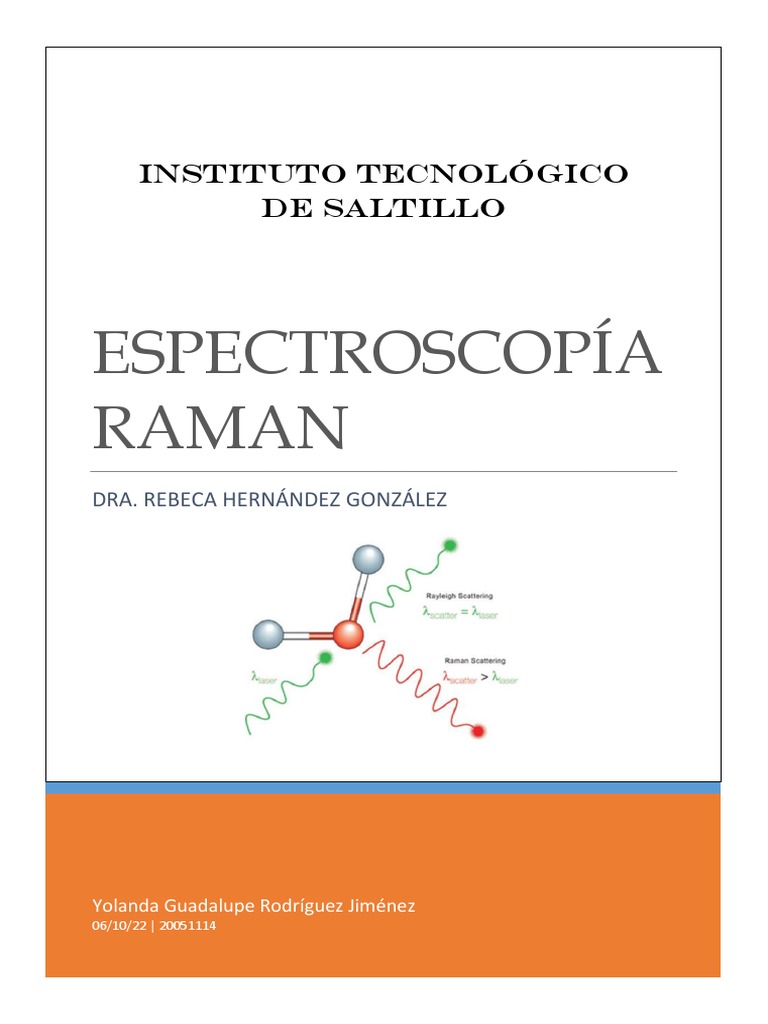 Espectroscopia Raman | PDF | Espectroscopía Raman | Láser