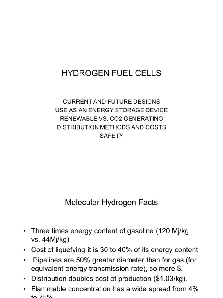 Hydrogen Fuel Cell | PDF | Technology & Engineering