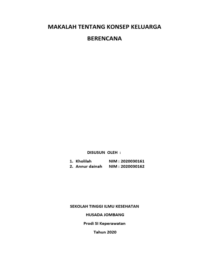 Makalah KB | PDF