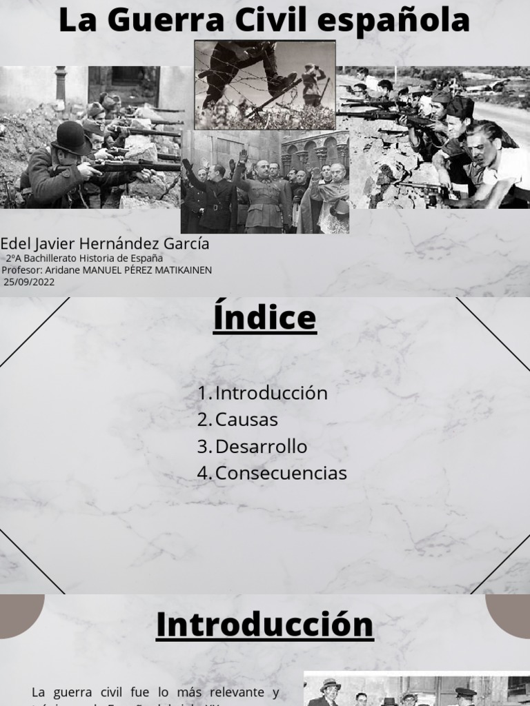La Guerra Civil Espaola Historia Causas Y Consecuencias