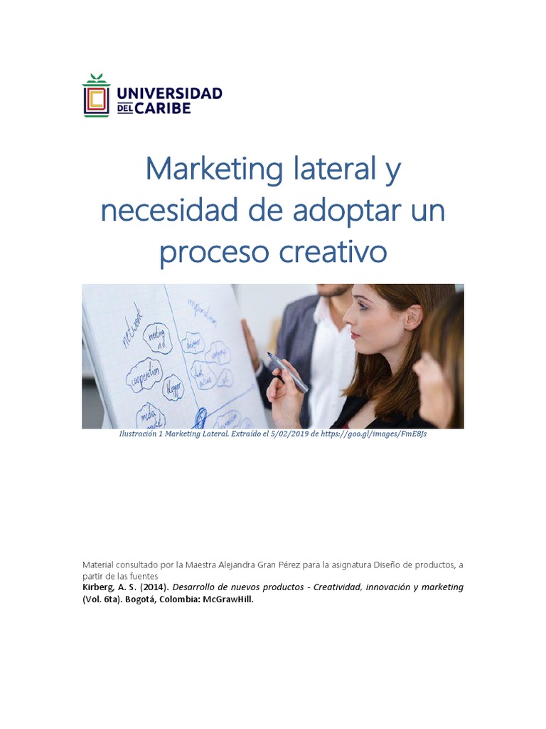 Unidad 5. Recurso 6. Marketing Lateral y La Necesidad de Adoptar Un ...