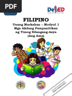 Grade 9 Filipino Module 1st Quarter | PDF
