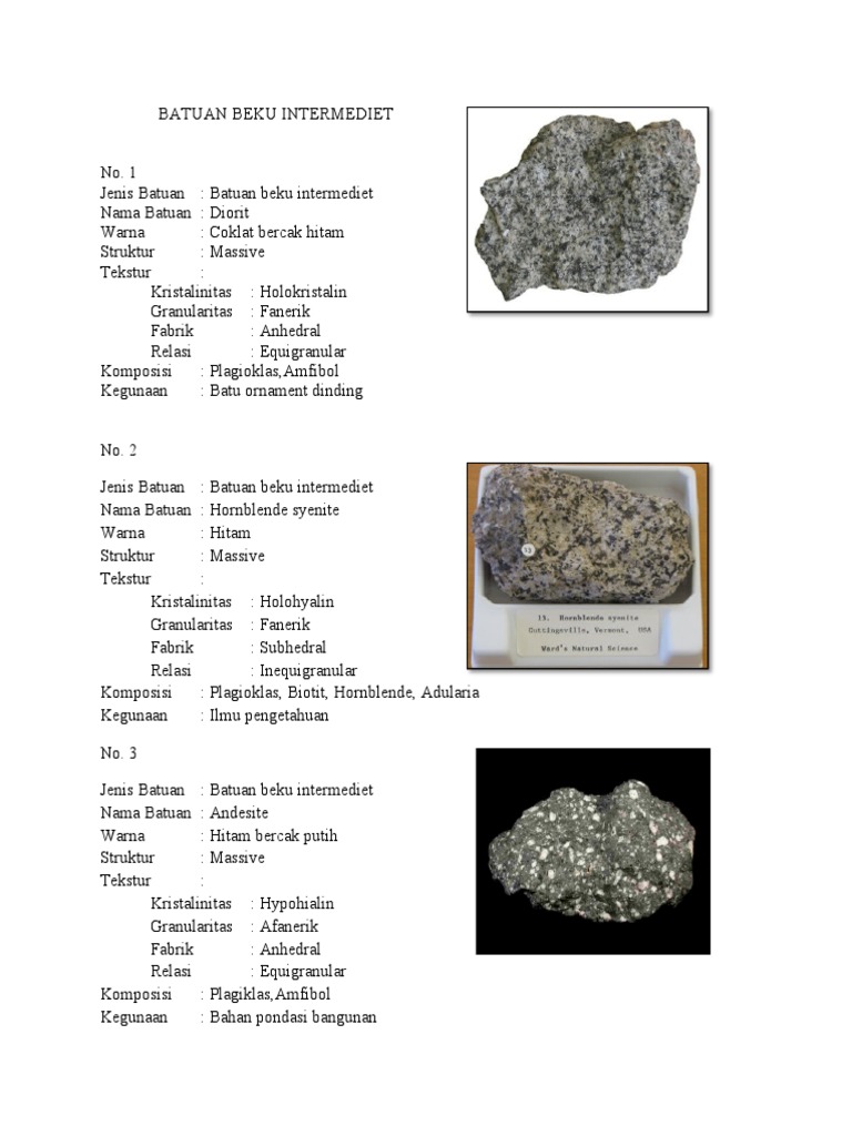 Deskripsi Batuan Beku | PDF