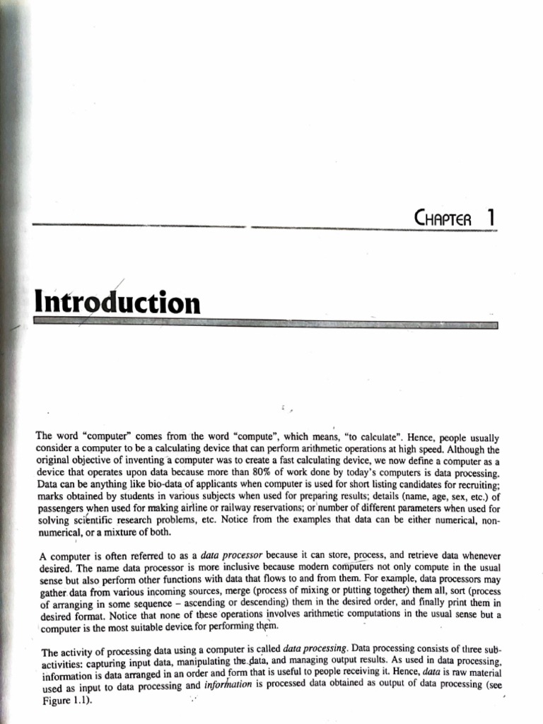 Computer Fundamentals by Sinha & Sinha Ch-1 & 2 | PDF | Integrated ...