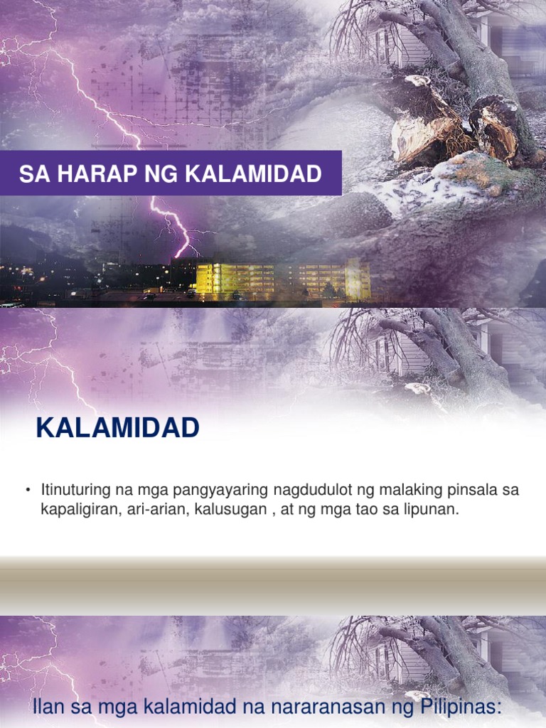 Kalamidad | PDF