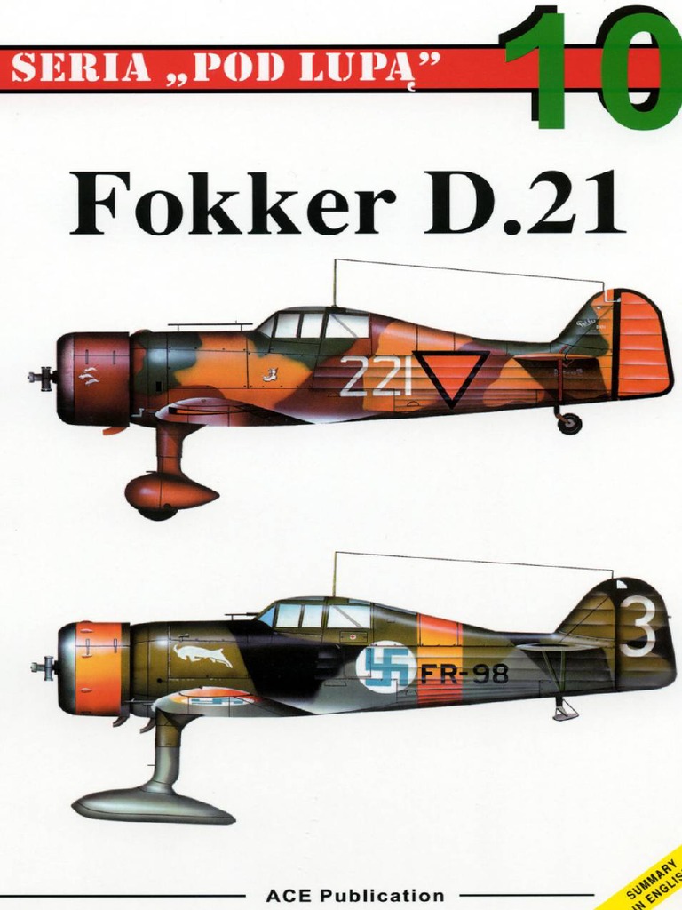 ACE Publication - Pod Lupa 10 - Fokker D-21 | PDF