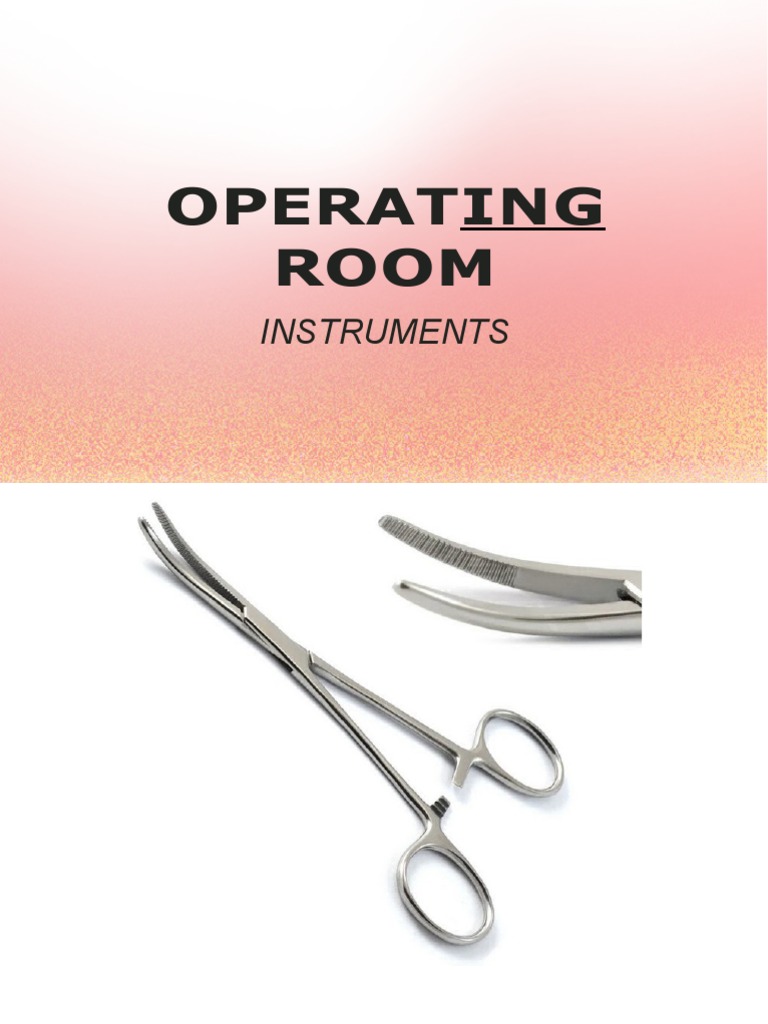 Or Instruments 1 | PDF | Medical Procedures | Surgical Specialties