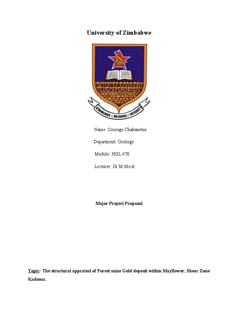 HGL 470 Proposal | PDF | Mining | Structural Geology