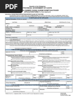 Application For Greenfield Car Sticker 2025: 2x2 Photo | PDF | Identity ...