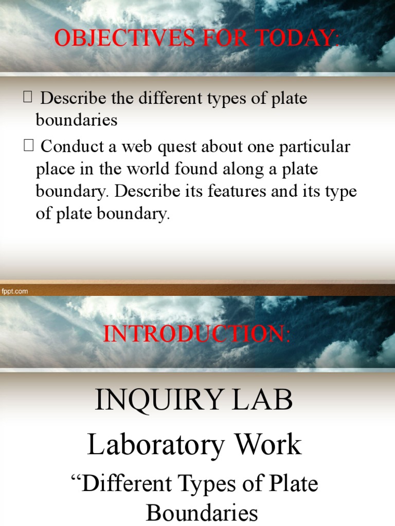 MODULE 3 (Types of Plate Boundaries) | PDF | Science & Mathematics