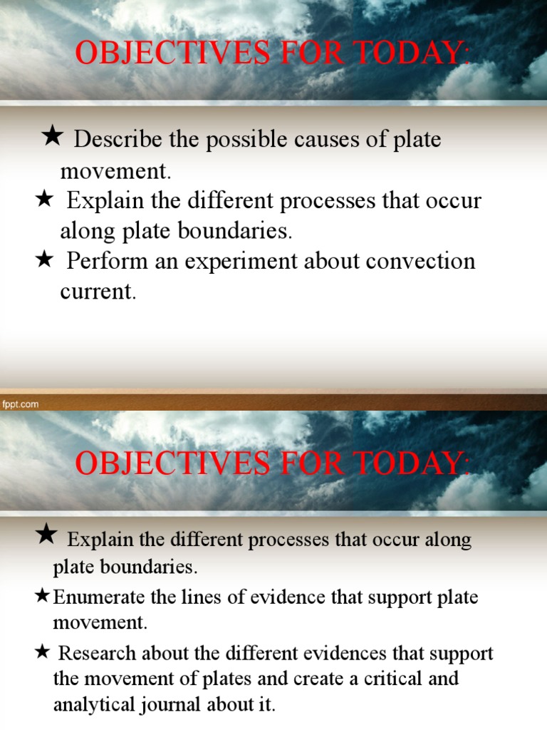 MODULE 2 (Mechanisms of Plate Tectonics and Evidences of Plate ...