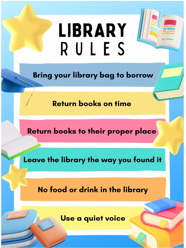 Library Rules (Inside) | PDF